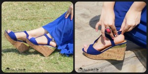 OOTD: A Summery Aztec Maxi Dress & Blue Wedges! - Heart Bows & Makeup