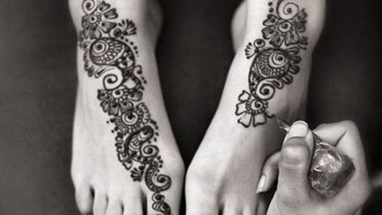 Simple Henna Patterns For Feet