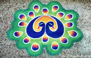 20 Best Small Rangoli Designs & Patterns for Beginners! - Heart Bows ...